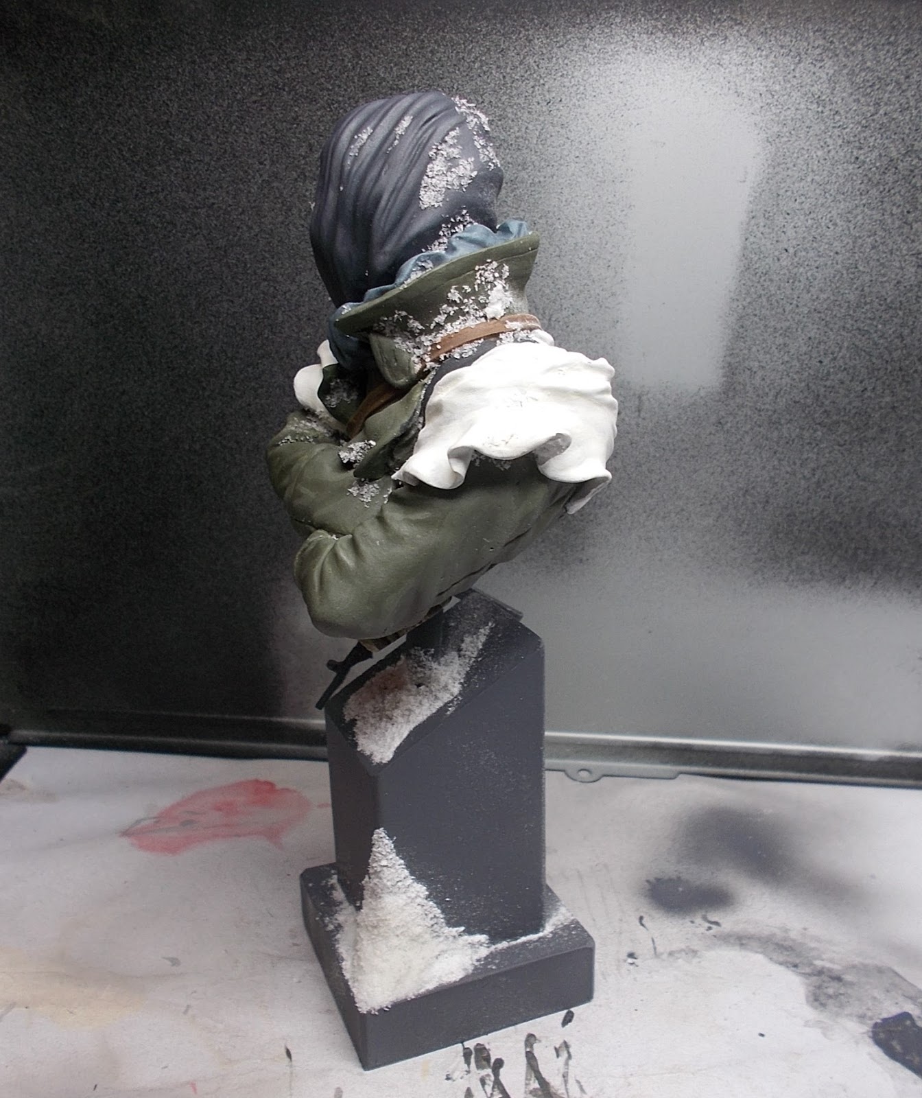 3D Military Art: Frozen German Soldier at Stalingrad SOLD