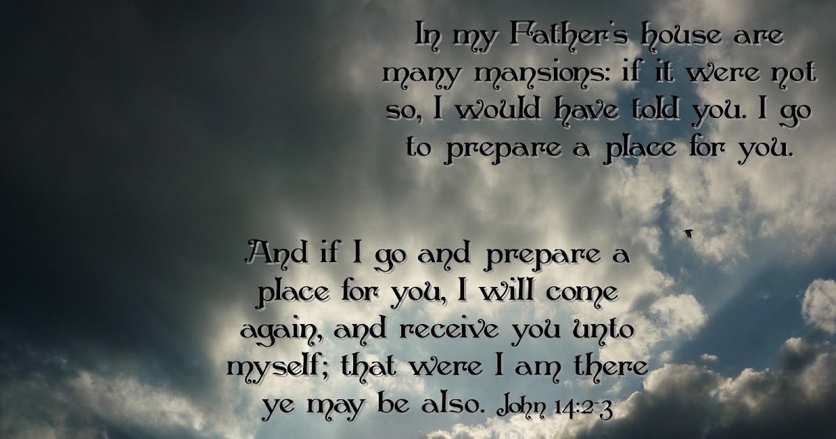 KJV Bible Wallpapers: John 14:2-3