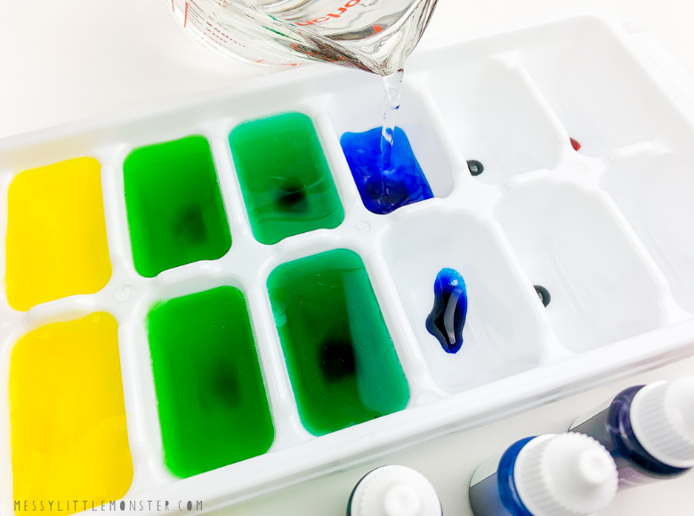 Rainbow Ice Snow Activity for Kids - plus ideas for if you have no snow ...