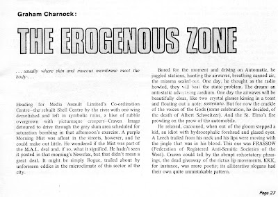 Eight Miles Higher: New Wave SF: Graham Charnock's 'First And Last Words'