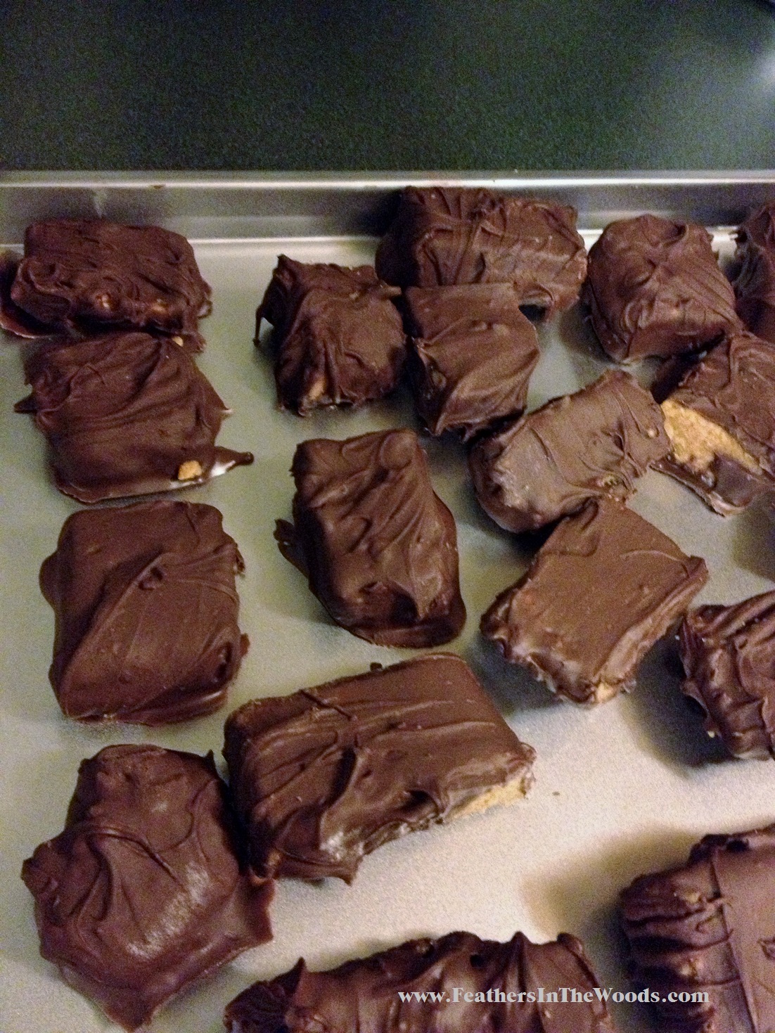 The easiest candy you'll ever make - Feathers in the woods