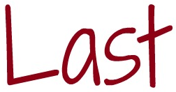 Life As Kim: This week my Word of the Week is: Last! #WotW