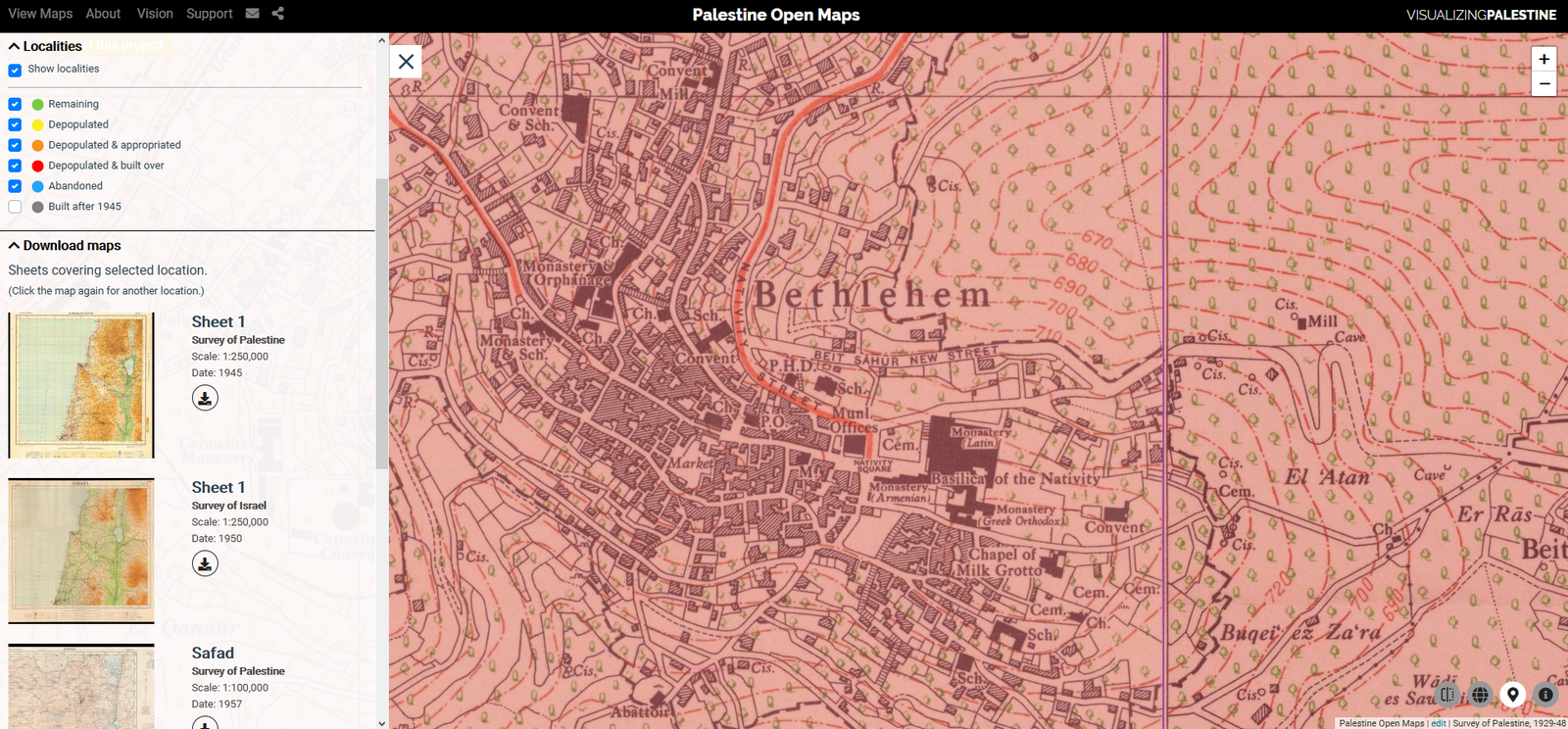 Biblical Studies and Technological Tools: Palestine Open Maps ...
