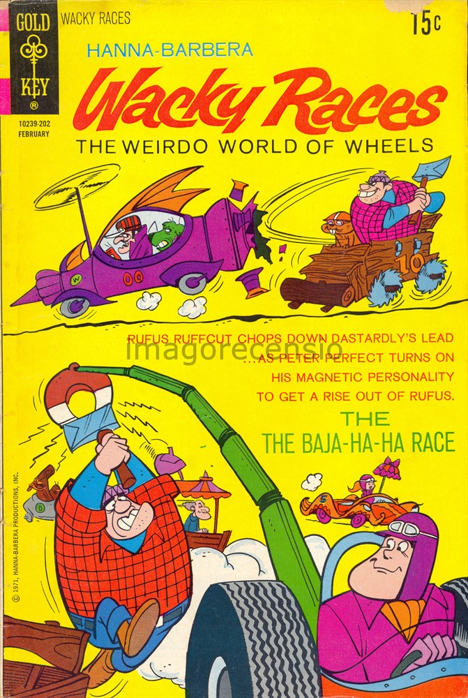 Imago Recensio: "Wacky Races, the weirdo world of wheels" - febbraio 1971