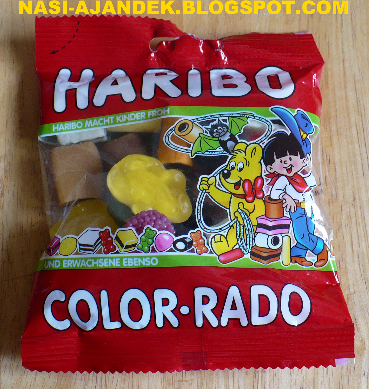 HARIBO 12.: COLOR-RADO: ÉDESGYÖKÉR-GYÜMÖLCS GUMICUKOR-VÁLOGATÁS