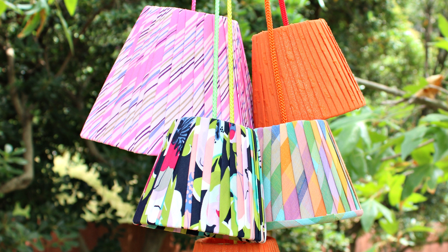 Mark Montano Pleated Lampshades DIY mark-montano-pleated-lampshades-diy