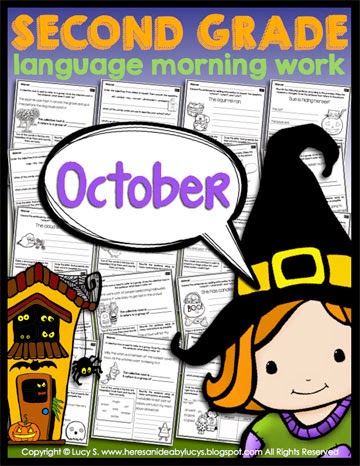 Here's an idea: Language Morning Work for 2nd grade: the sets, the ...