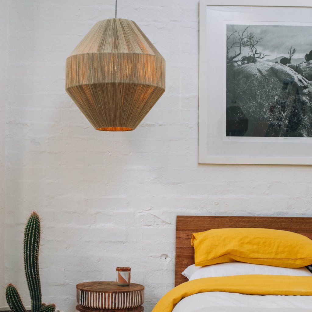 fort & field: WOVEN STRING LAMPS