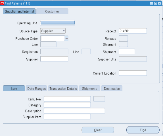 ORACLE MASTERMINDS: GST RETURN TO VENDOR (RTV)