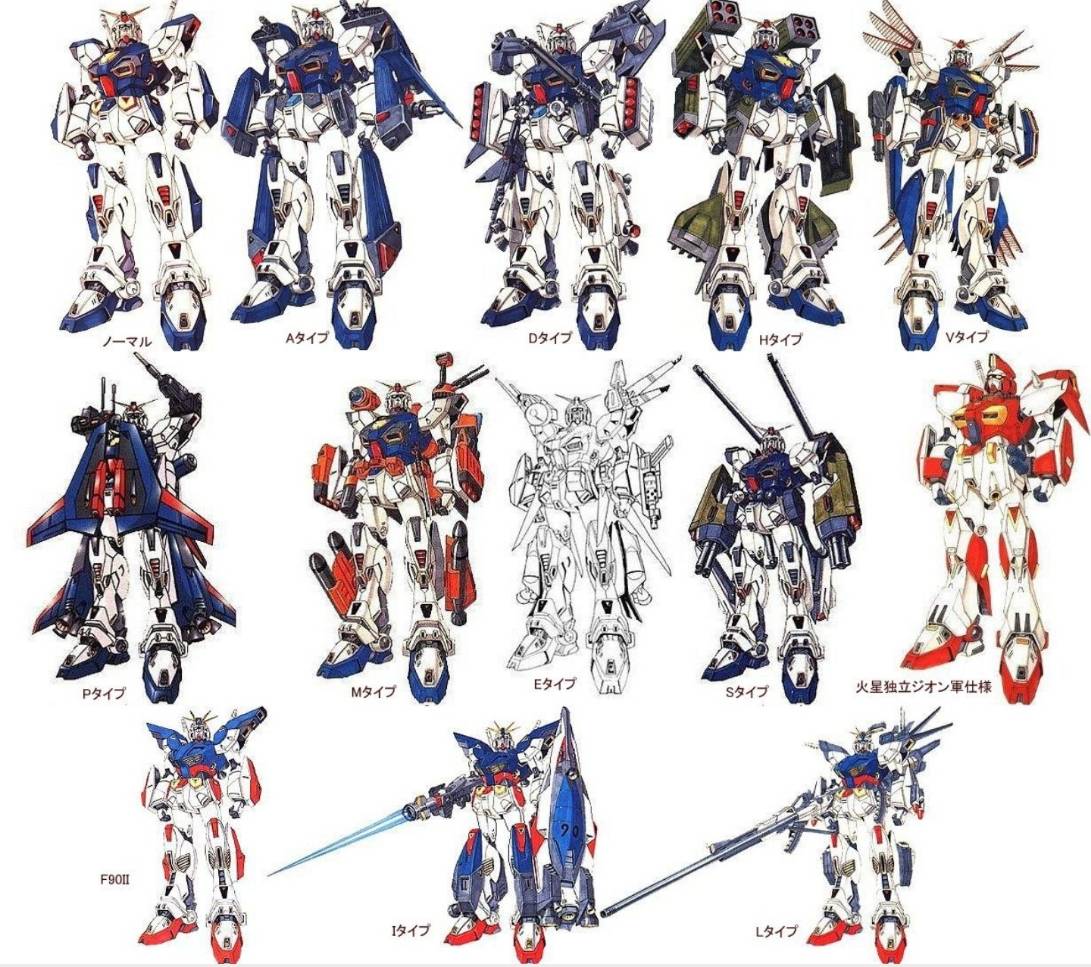 Premium Bandai to Announce More Entries to Gundam F90 A-Z Project