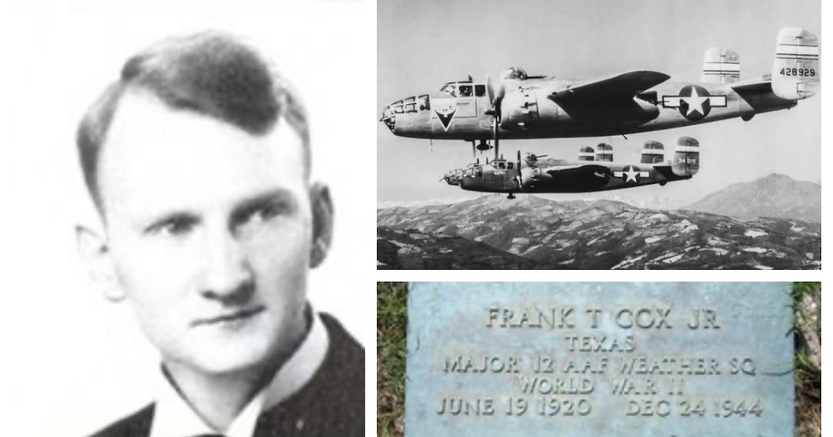 WW2 Fallen 100: WW2 Fallen - B-25 weatherman Frank Cox