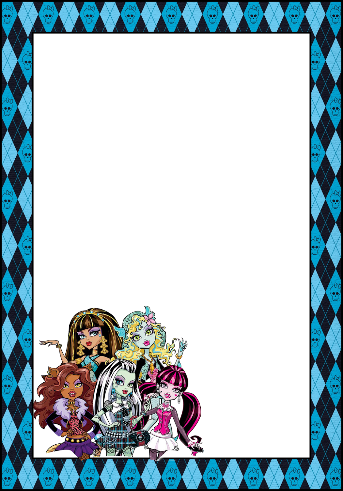 Monster High Printable Cards