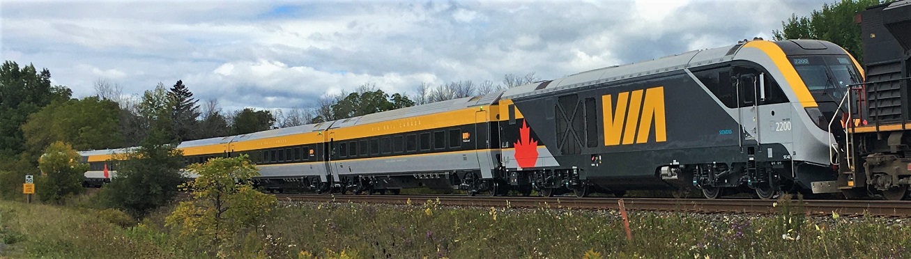 Trackside Treasure: VIA's New Siemens Trainsets Through Kingston