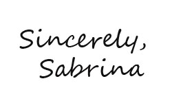 Sincerely, Sabrina: Monogram ring