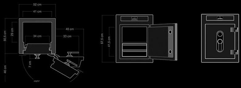 Cube Safe, the smallest Stockinger safe |Stockinger Bespoke Safes