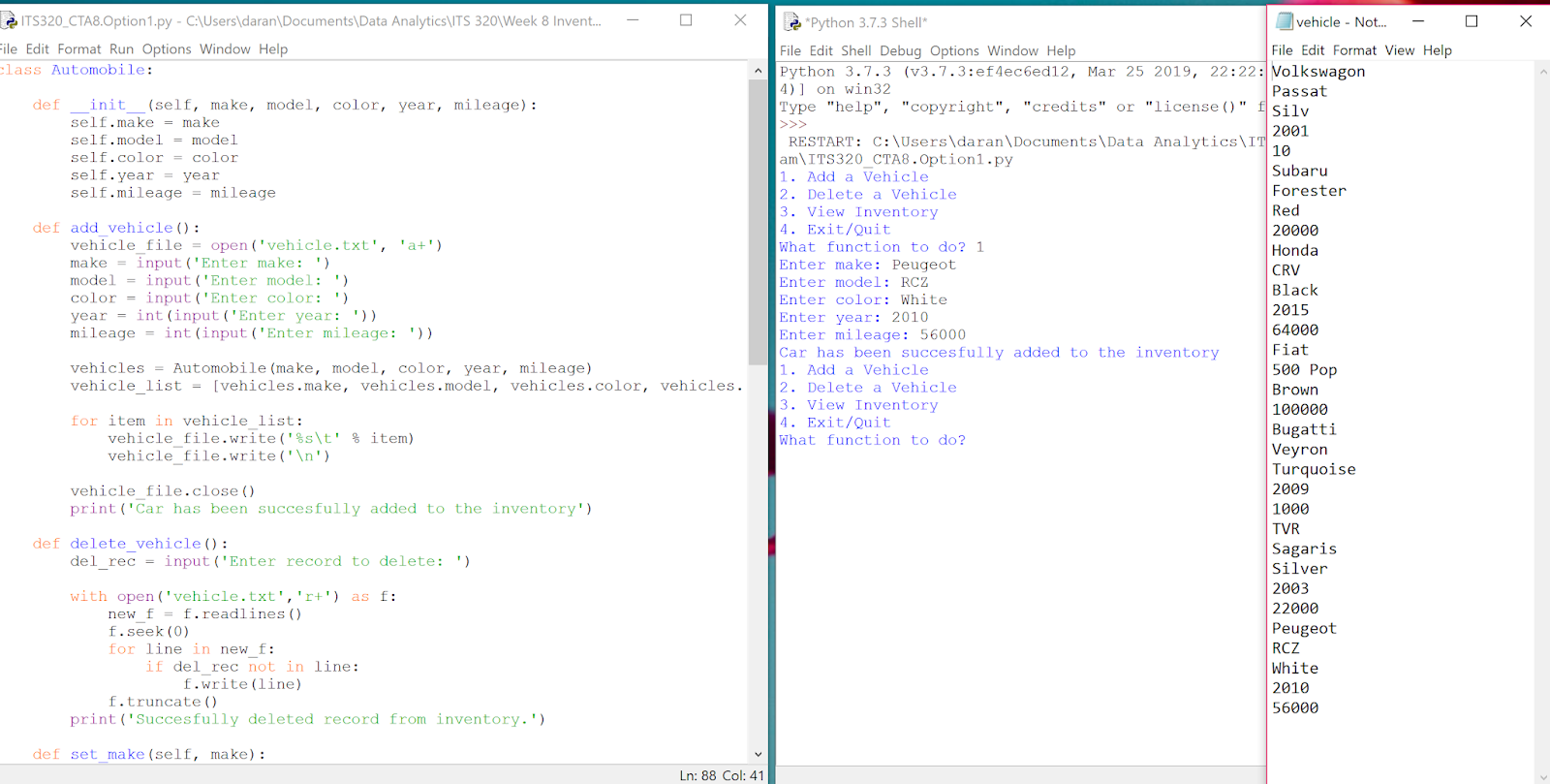 Projects from Data Analytics Courses: Using Python to Create Simple ...