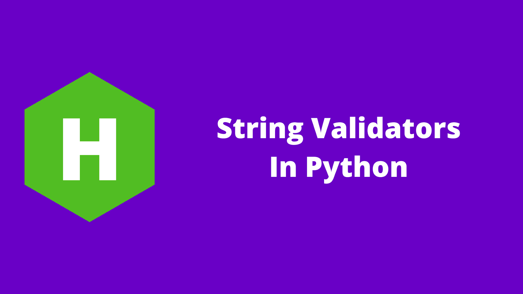 HackerRank String Validators in python problem solution