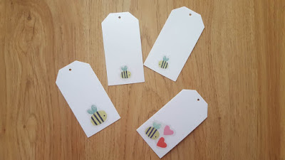 DIY bumblebee gift tags |Keeping it Real