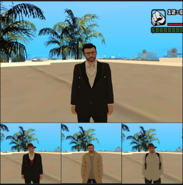 MTA:SA - Pack skin MÁFIA