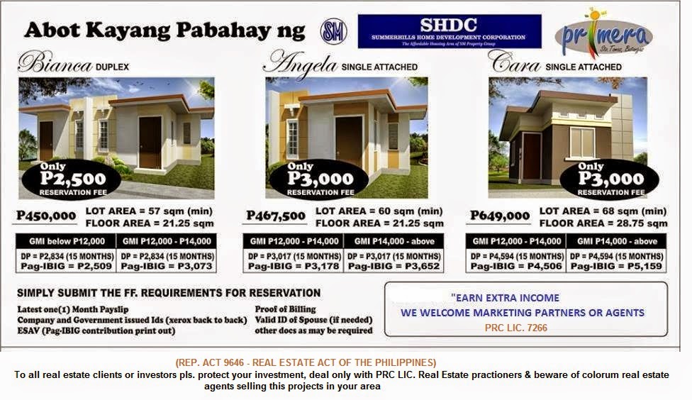 Summerhills Home Development Corporation by SM Land: PRIMERA STO. TOMAS ...