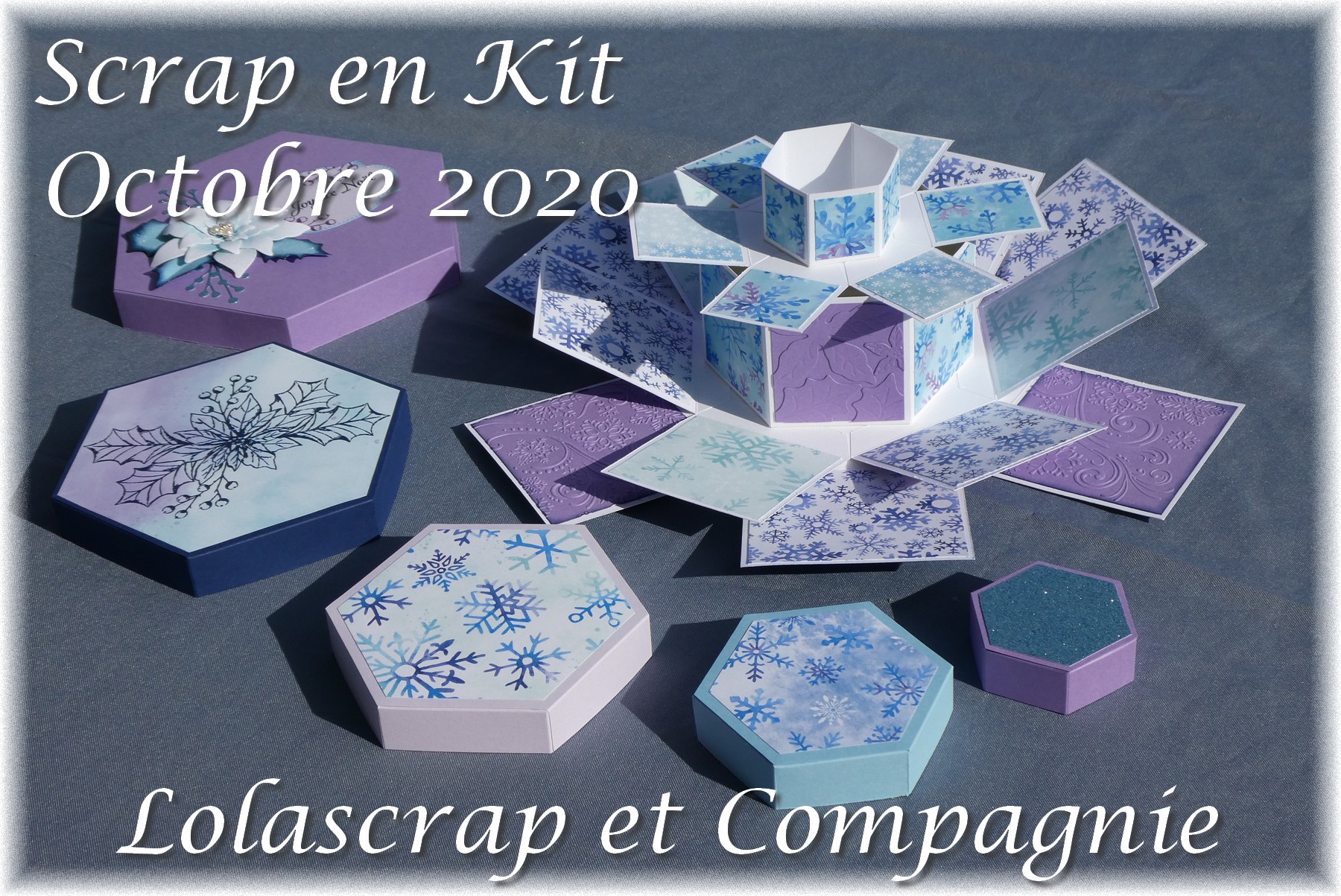 Lolascrap et compagnie: Scrap en kit d'octobre 2020 : Mini-album boite ...