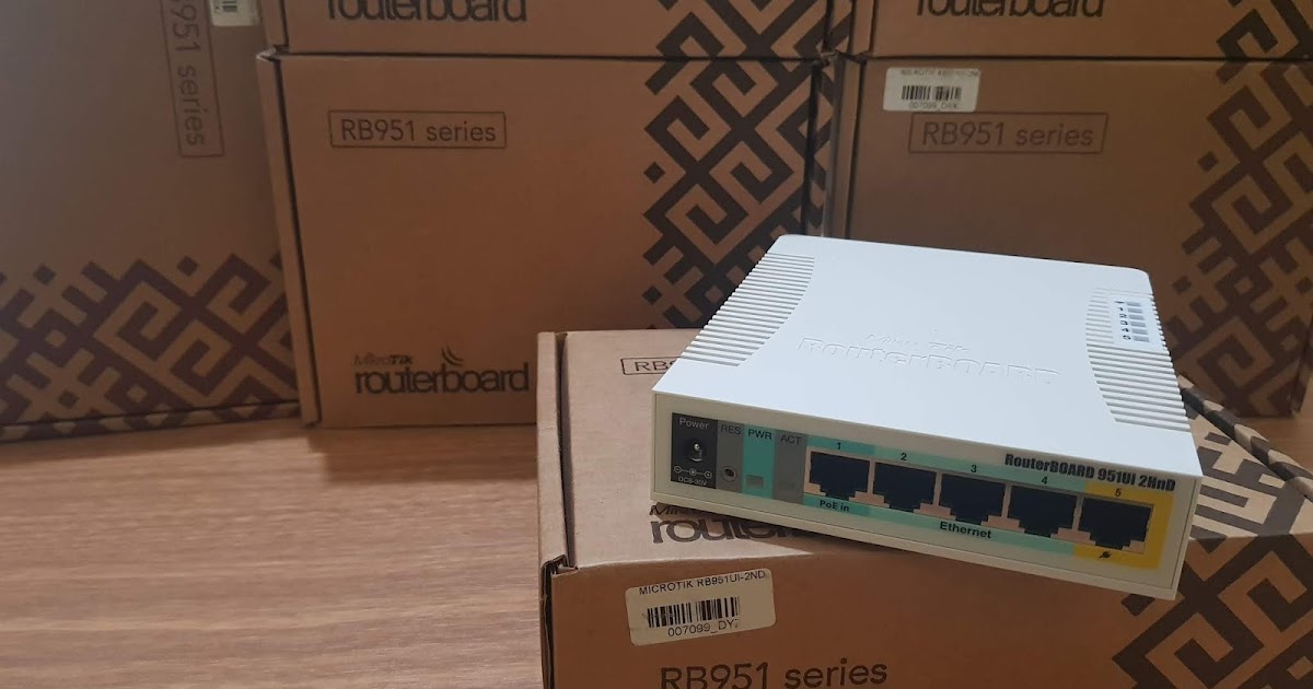 Router Wireless Mikrotik RB951ui-2Hnd Router Indoor Original ...