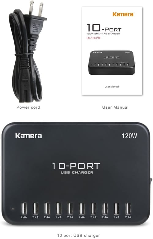 Review Kamera USB Charger 10-Port Charging Hub