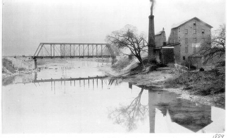Industrial History: NS/NKP Bridge over St. Marys River in Fort Wayne, IN