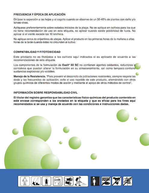 PRODUCTOS DE TECNOLOGIA INCOMPARABLE AL SERVICIO DEL META: EXALT 60 SC ...