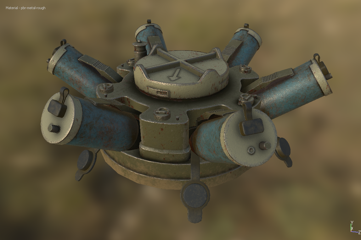 The 3D Art of Gabe Cervantes: Spider mine in substance