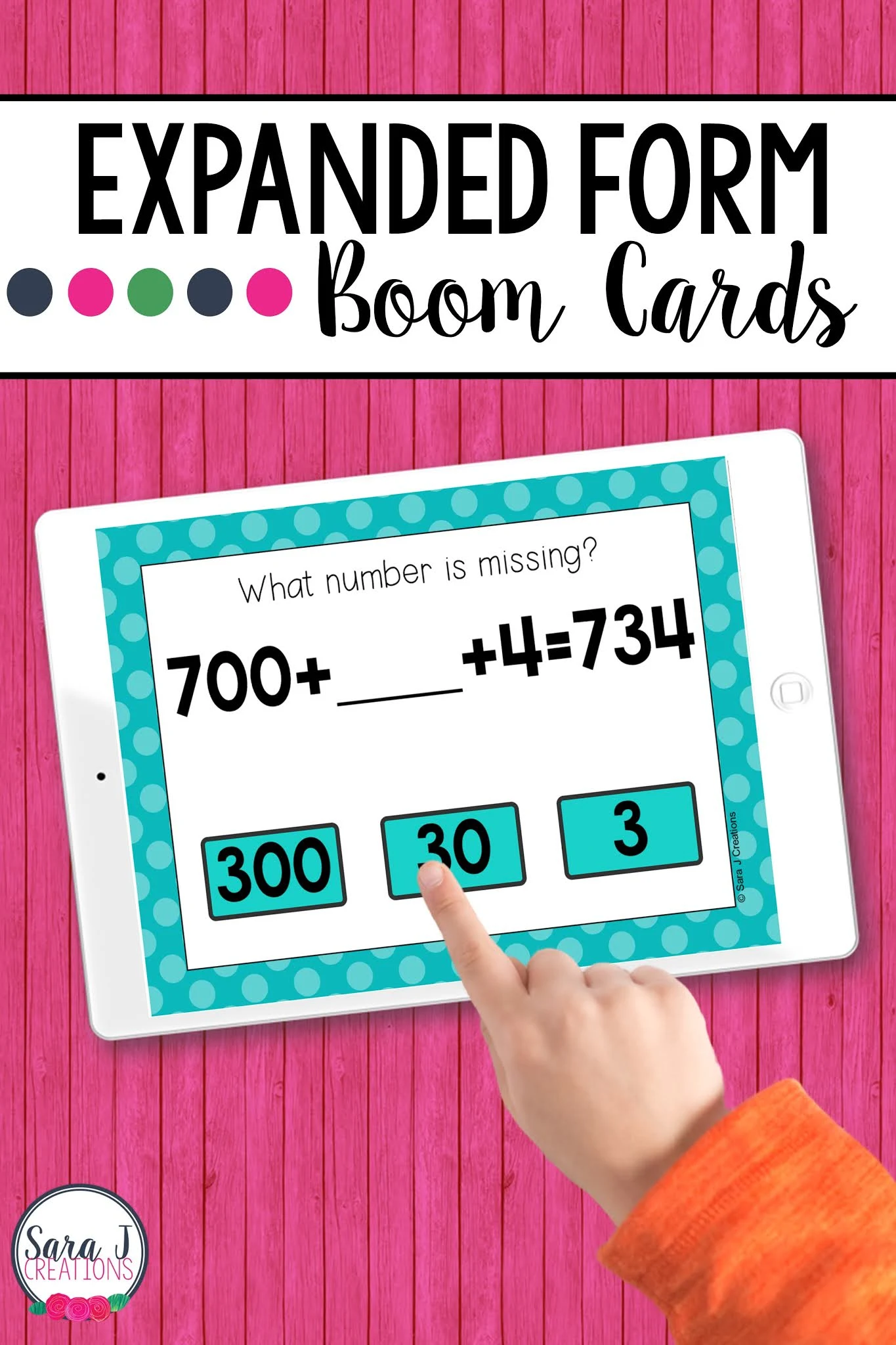 Place Value Task Cards (Printable and Digital) | Sara J Creations