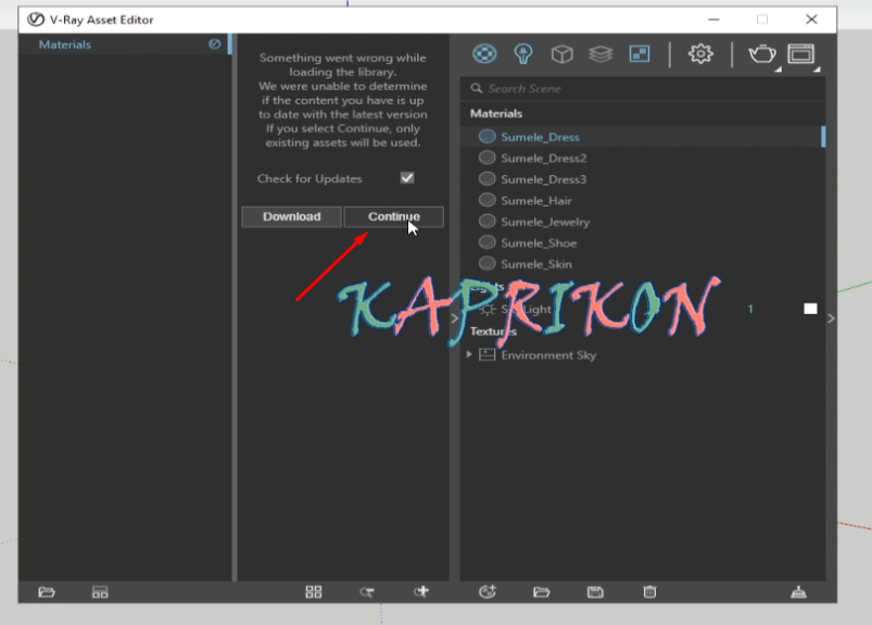 Vray asset library - genelmka