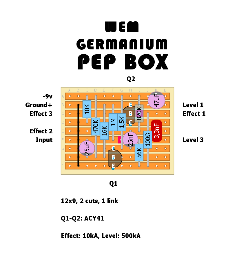 Dirtbox Layouts: WEM Pep Box Germanium