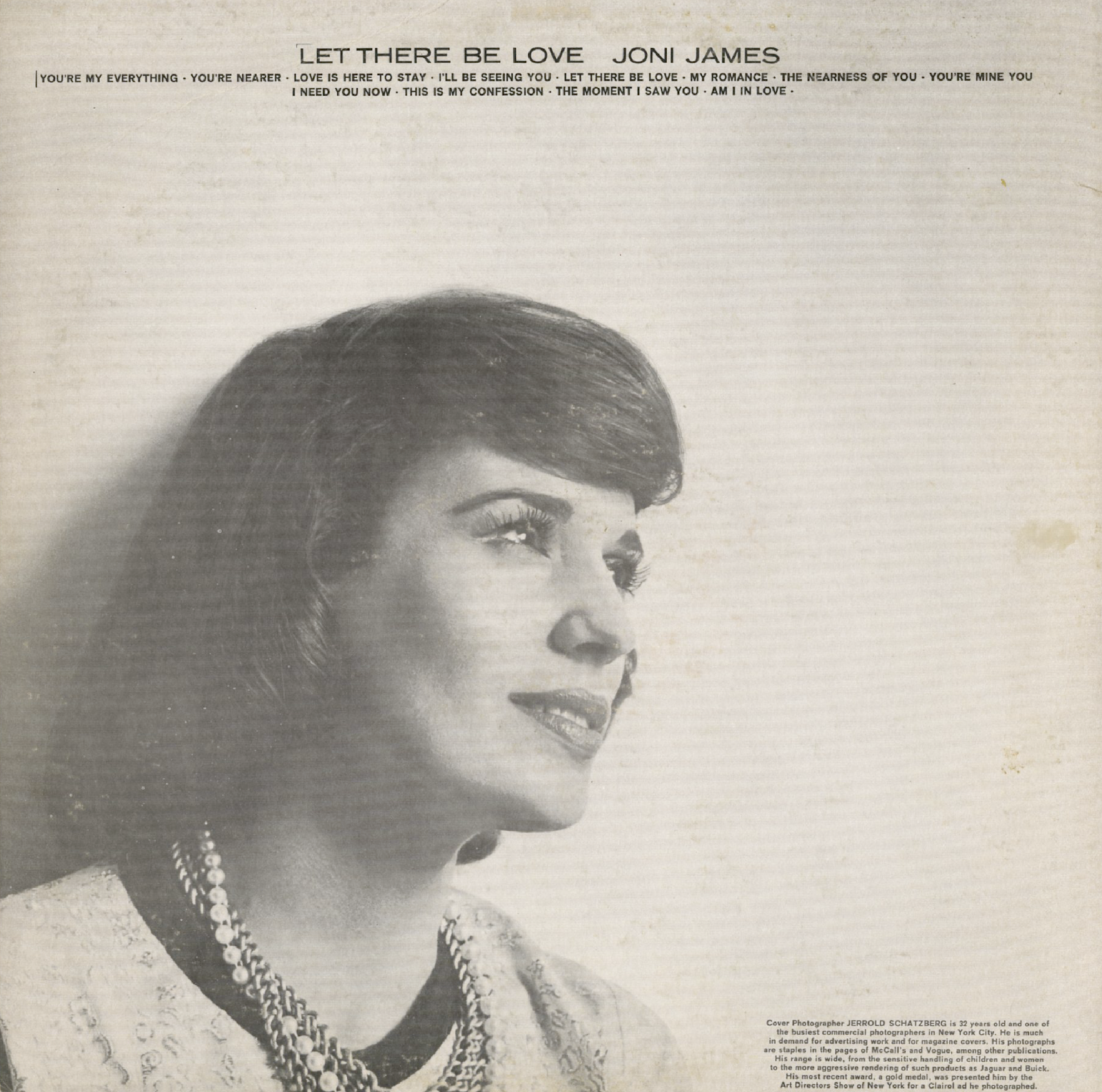 Unearthed In The Atomic Attic: Let There Be Love - Joni James