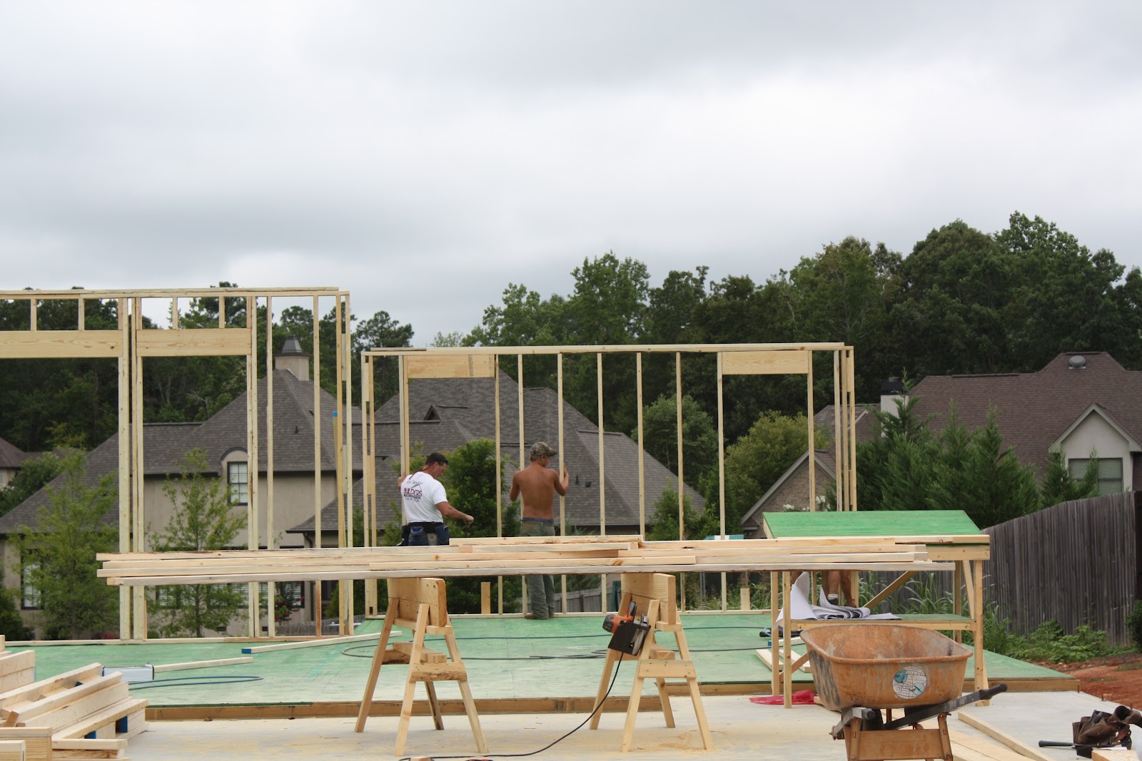 Home, Home on the Plains: The First Walls