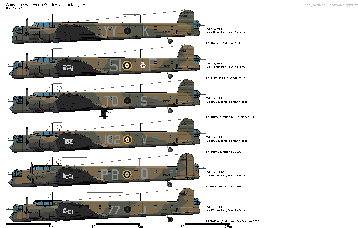 War Machines Drawn: Armstrong Whitworth Whitley, part two