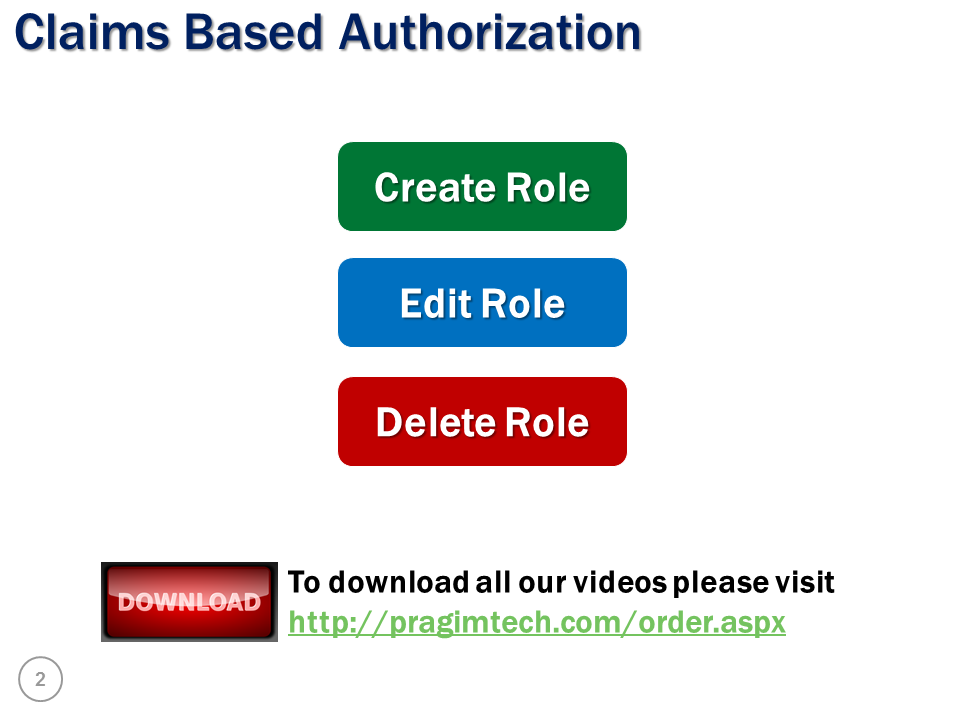 Sql server, .net and c# video tutorial: Claims based authorization in ... Sql server, .net and c# video tutorial: Claims based authorization in ...