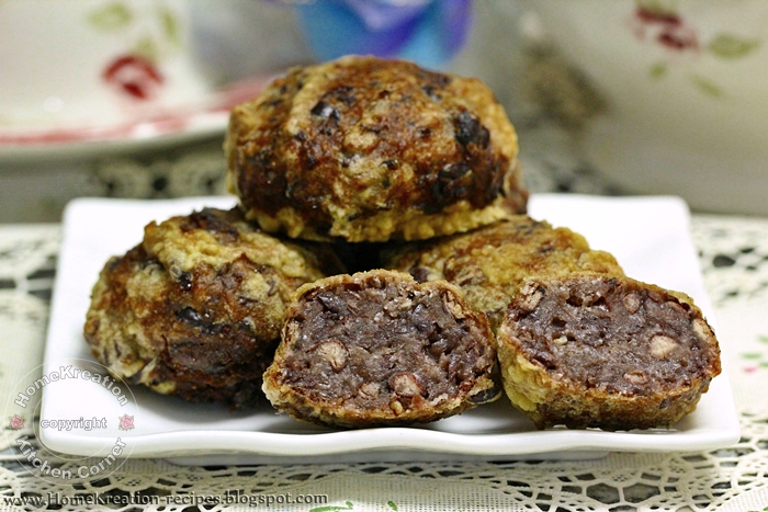 HomeKreation - Kitchen Corner: Kuih Kasturi Kacang Merah (Fried Red ...