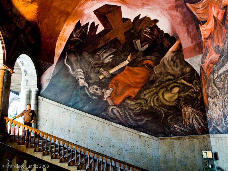 JOSE CLEMENTE OROZCO, obras, murales, pinturas.