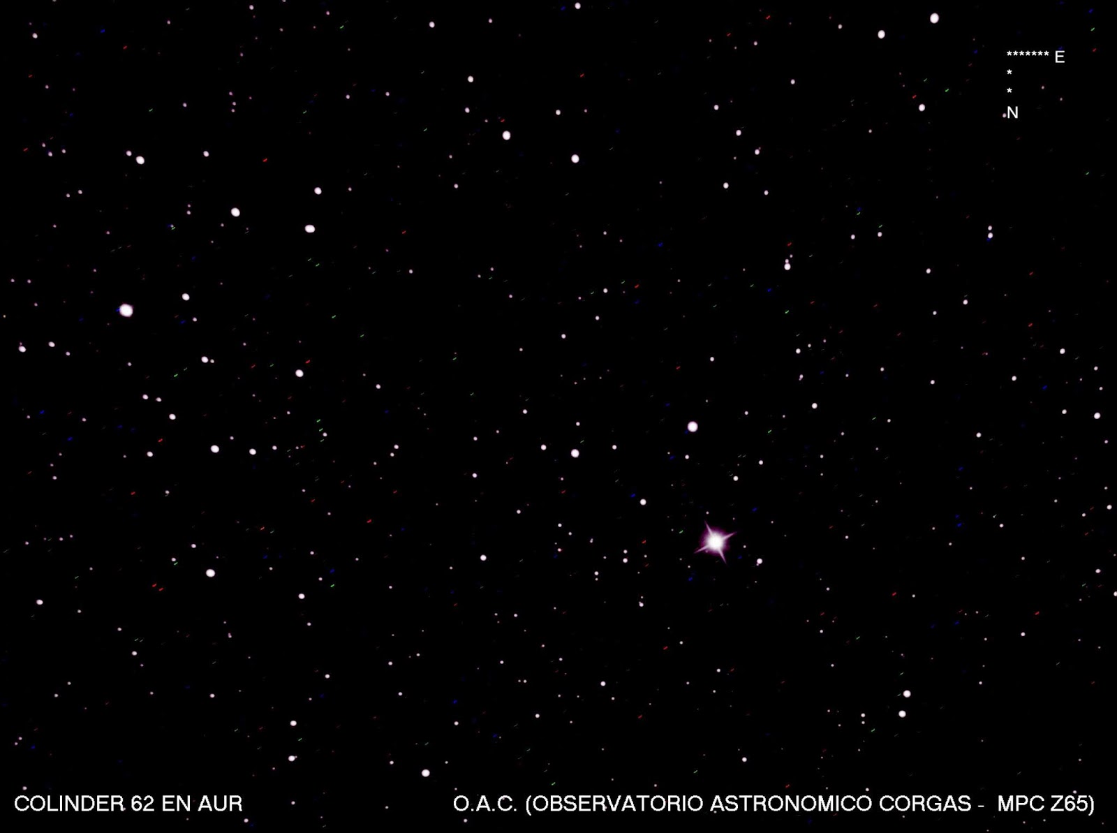 OBSERVATORIO ASTRONOMICO CORGAS - MPC Z65: 2020