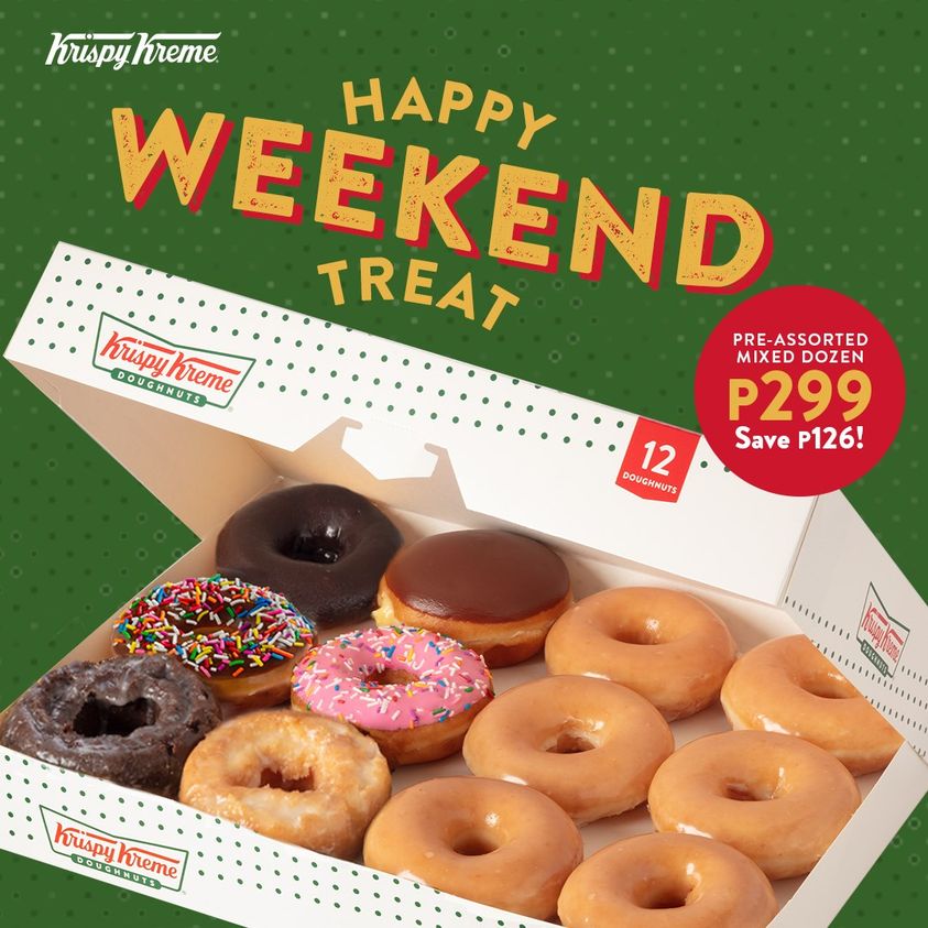 Manila Shopper: Krispy Kreme Happy Weekend Treat: Jan 15-17 2021