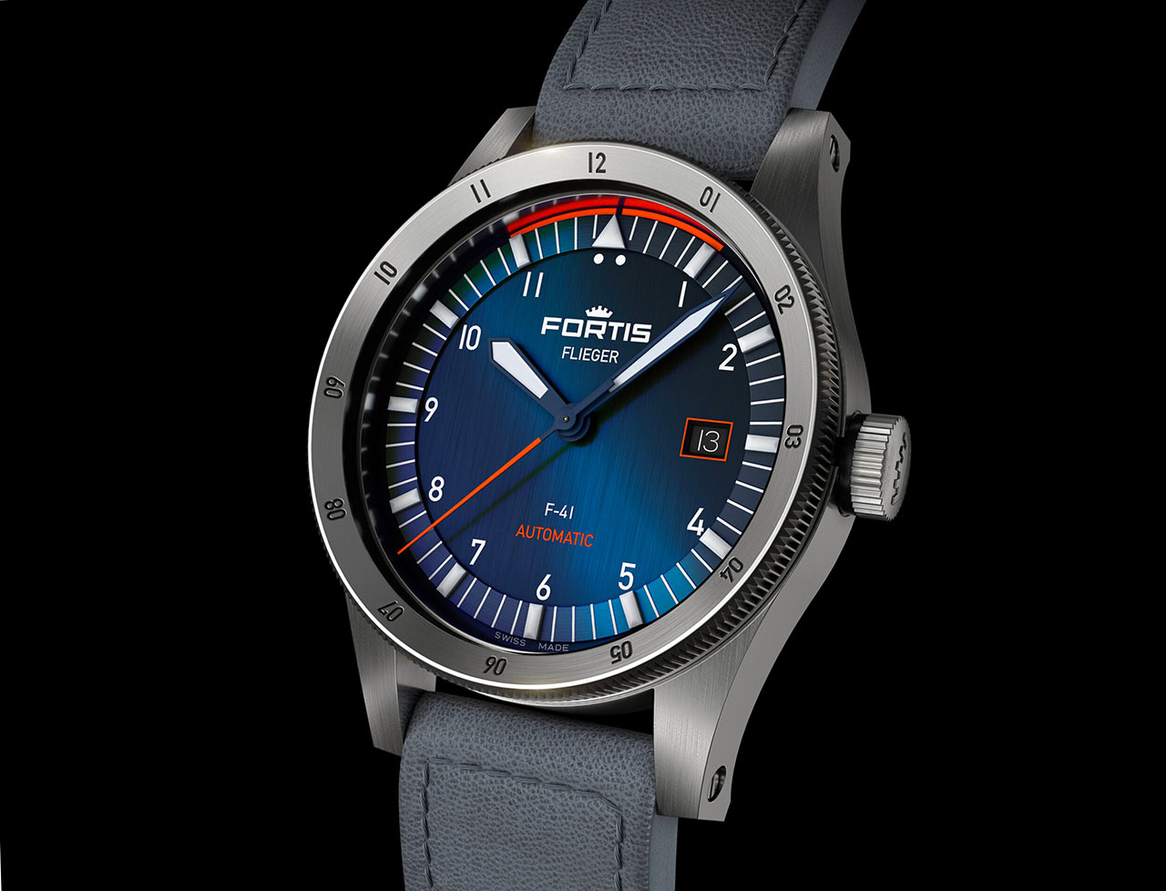 Fortis - Flieger F-41 and F-39 Midnight Blue | Time and Watches | The ...