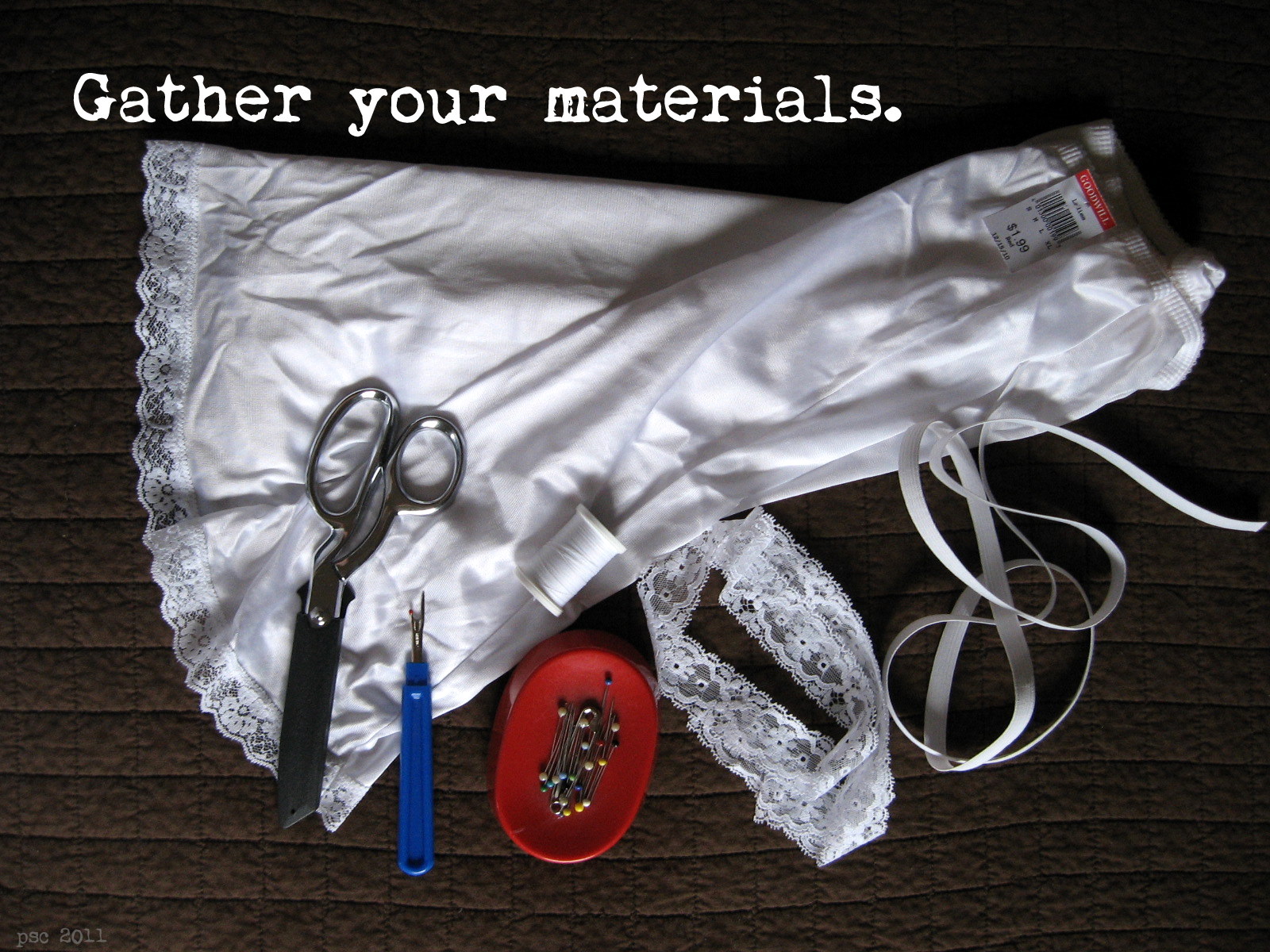 Pickup Some Creativity: Repurposed slip tutorial