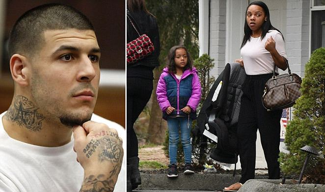 First Photos Of Aaron Hernandezs Fiancee And Her Daughter After He