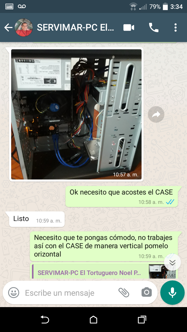 Solicitando Soporte Técnico un Cliente de Nicaragua del Municipio del Tortuguero