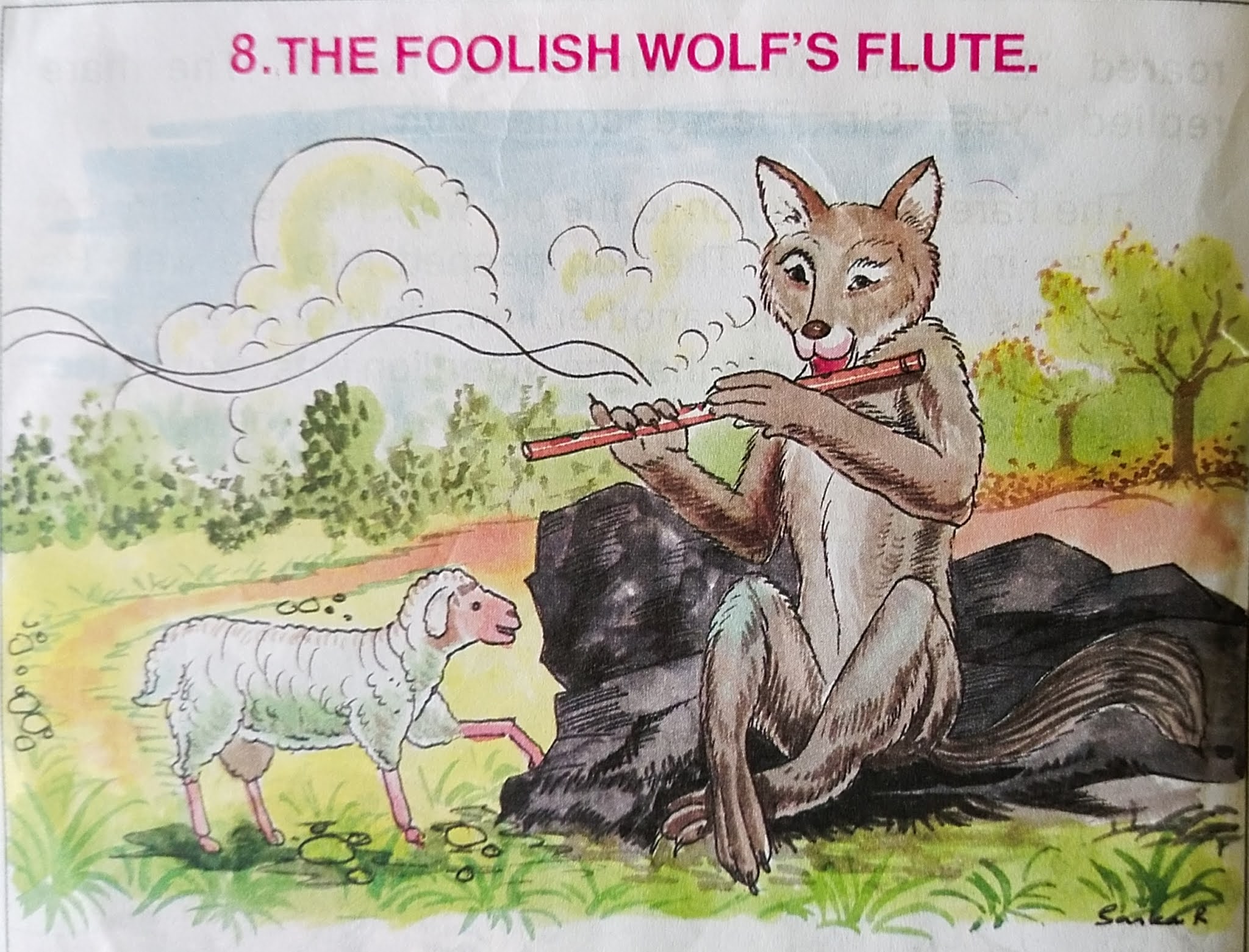 Lasya Stories: 8.THE FOOLISH WOLF'S FLUTE