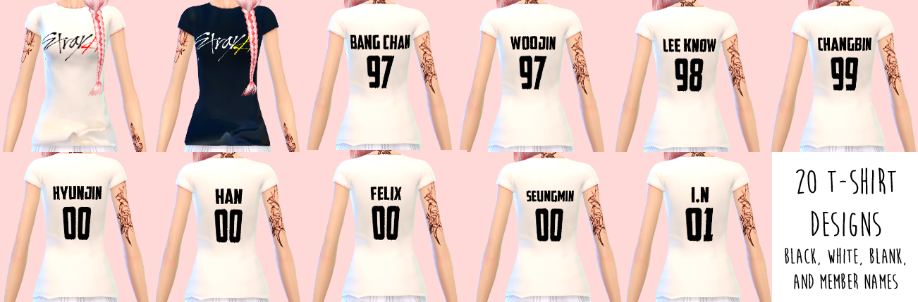TS4 Stray Kids Fan Pack
