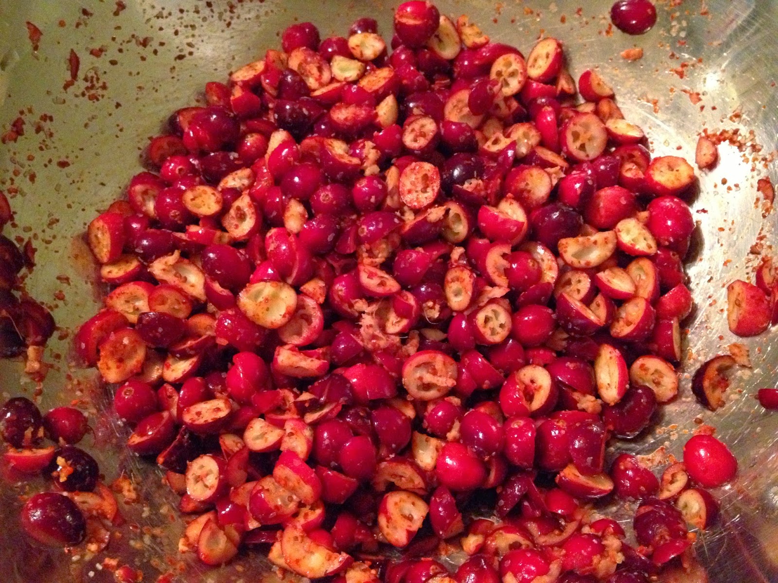 OurCookQuest: Cranberry Kimchi