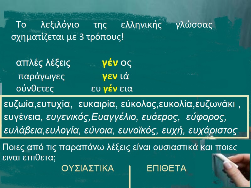 ΕΛΕΝΑ ΚΑΛΑΜΠΑΚΑ Στ ΄ ΤΑΞΗ : ΣΥΝΘΕΤΑ ΟΥΣΙΑΣΤΙΚΑ ΚΑΙ ΕΠΙΘΕΤΑ
