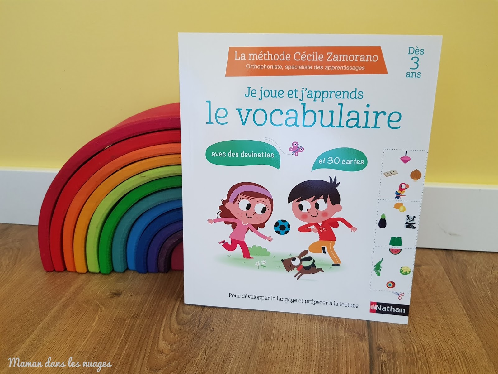 Maman dans les nuages: Je joue et j'apprends le vocabulaire